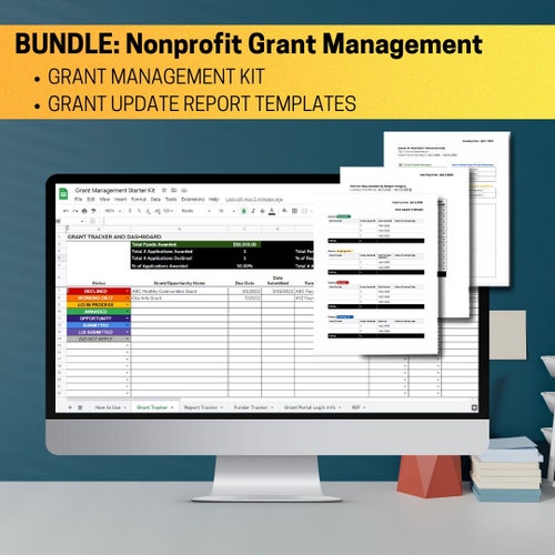 Grant Management Kit and Dashboard for Nonprofits and Grant - Etsy