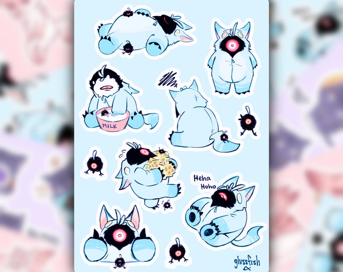 Dottore Creature Vinyl Sticker Sheet Genshin Impact - Etsy
