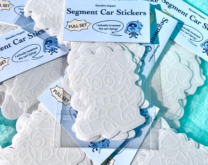 Dottore Segment Family Clear Car Decal Stickers Genshin Impact - Etsy