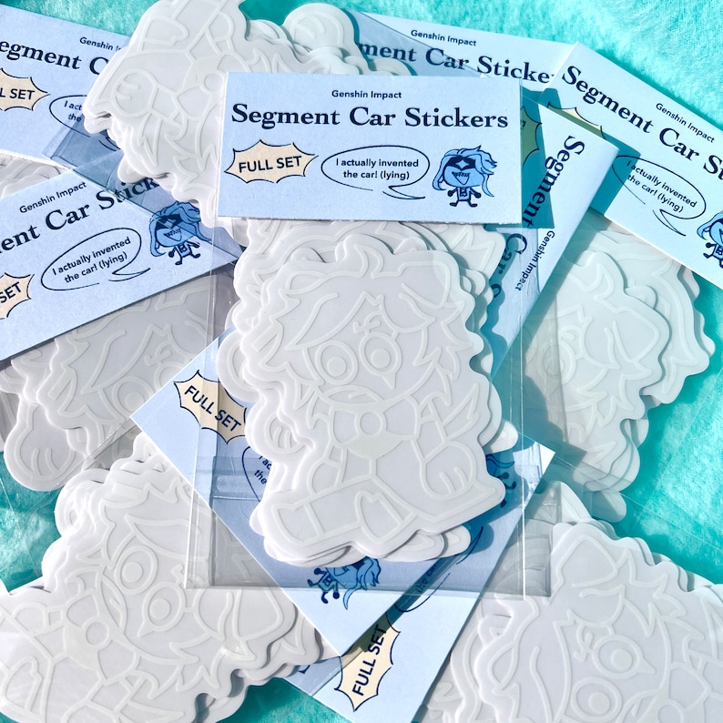 Dottore Segment Family Clear Car Decal Stickers Genshin - Etsy