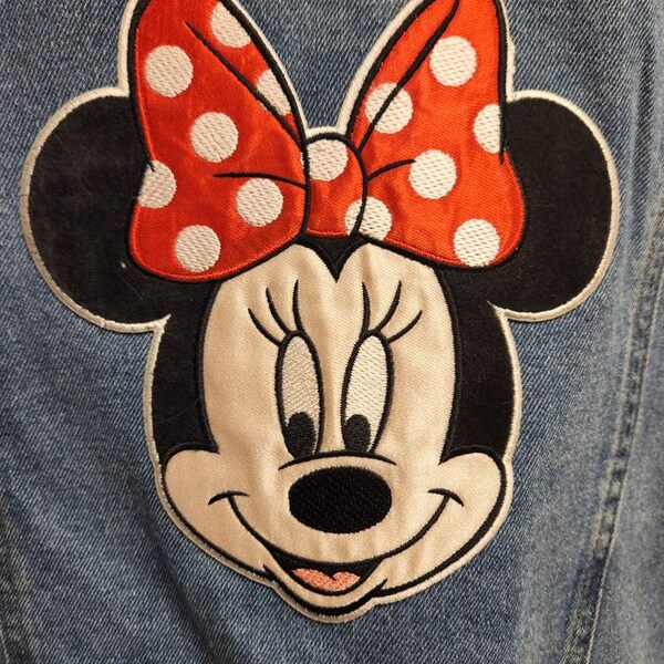 Minnie Mouse Jean Jacket - Etsy