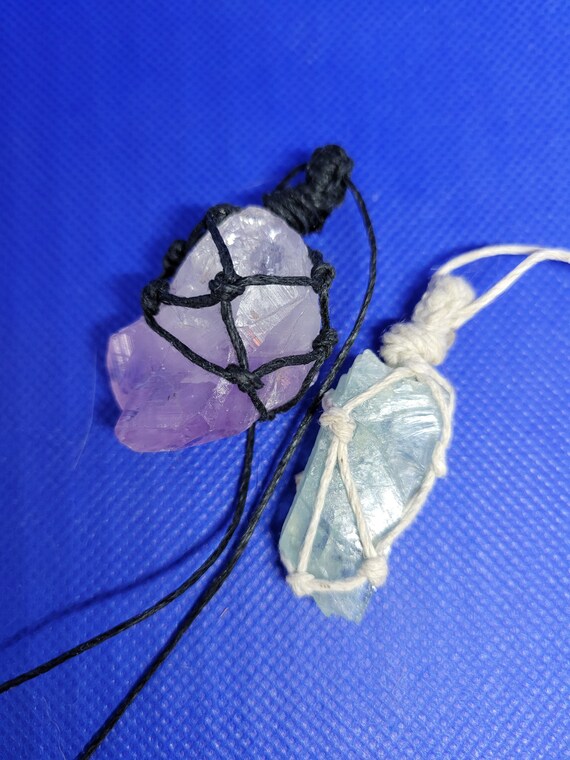 Hemp Wrapped Crystals - Etsy