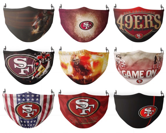 San Francisco 49ers Face Mask Sport Mask AmericanFootball | Etsy