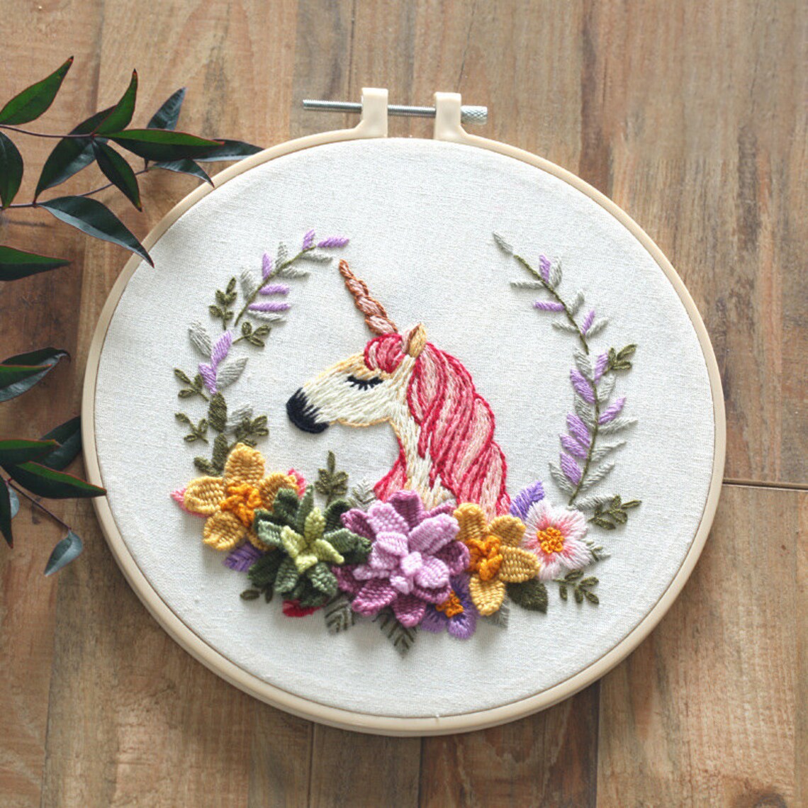 Animal Embroidery Kit for Beginners Modernhand Cross Stitch | Etsy UK