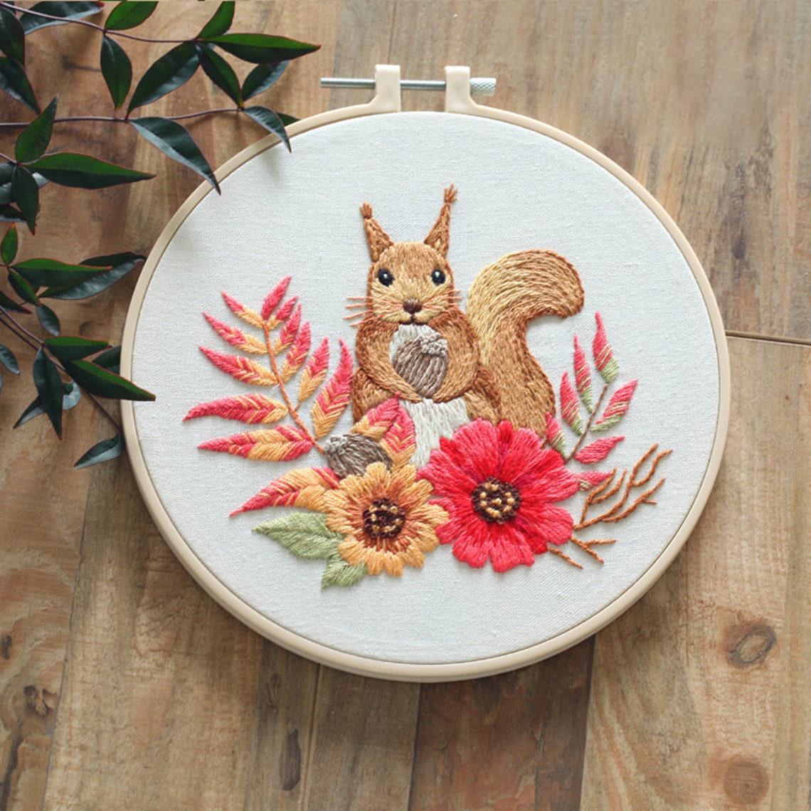Animal Embroidery Kit for Beginners Modernhand Cross Stitch | Etsy UK