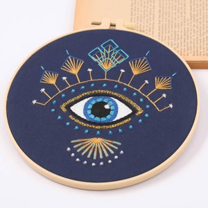 Eyes Embroidery Kit for Beginners hand Cross Stitchartistic Eyes ...