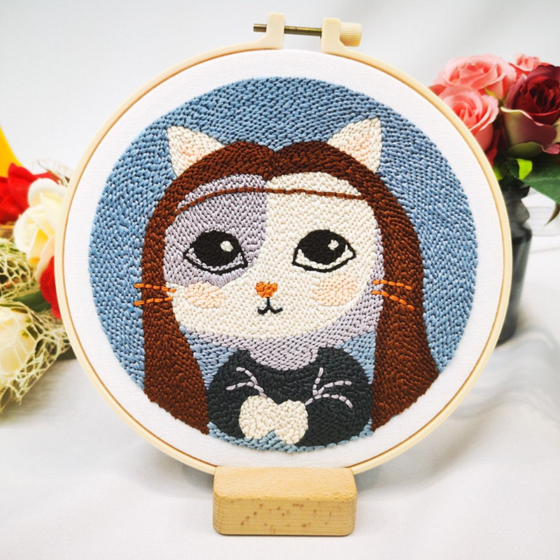 Van Gogh Starry Night Punch Needle Kit Beginner DIY Punch - Etsy Canada