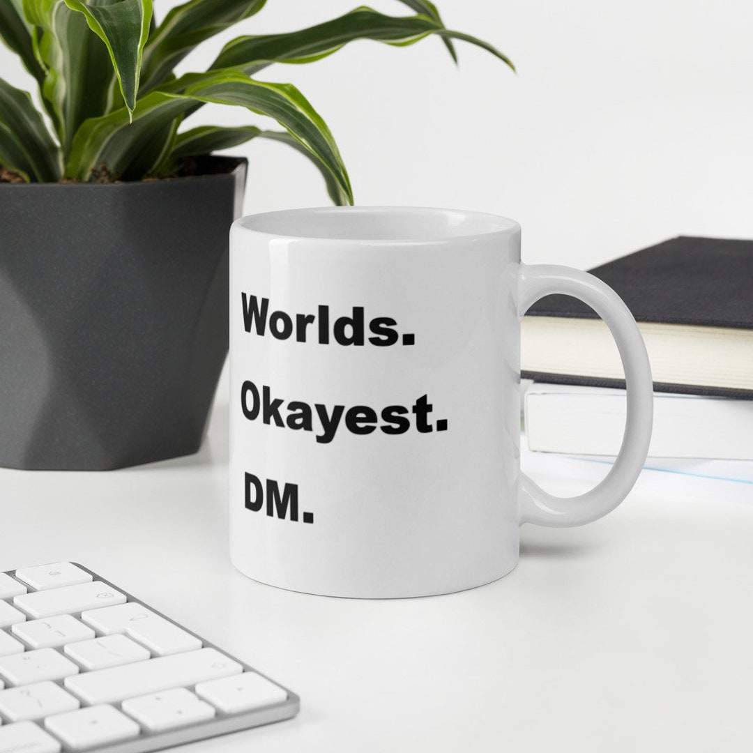 Worlds Okayest DM Funny DM Mug DM Gifts District Manager Coffee Cup ...
