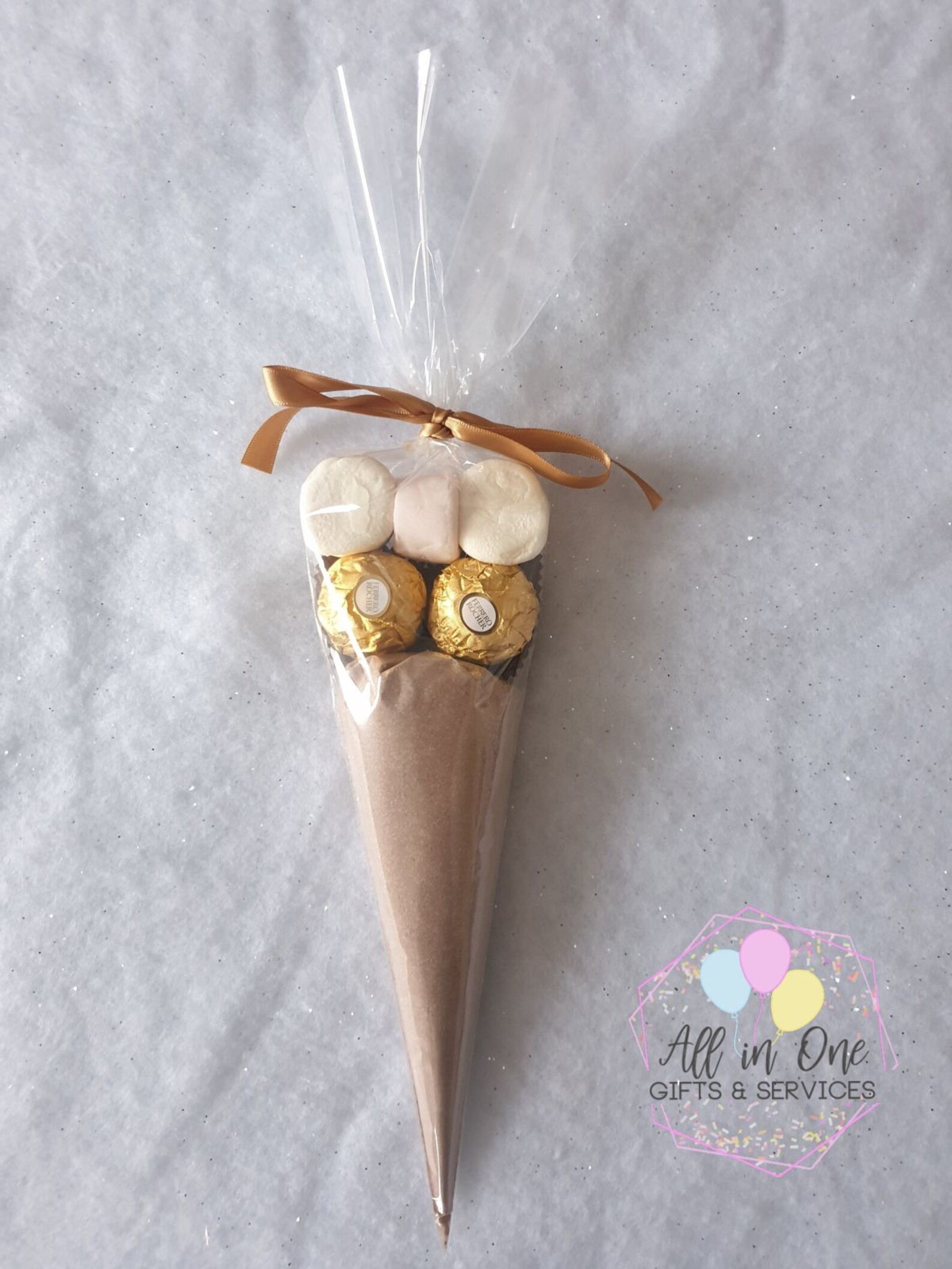 Ferrero Rocher Milk Hot Chocolate Cone - Etsy UK