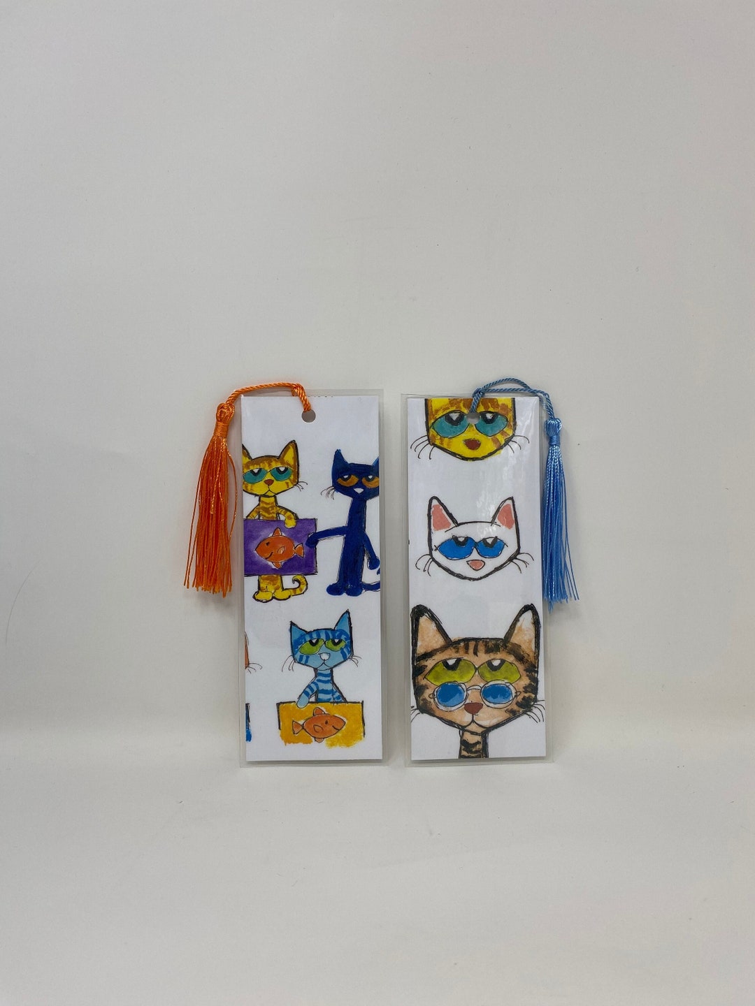 Pete the Cat 2 Upcycled Book Pages Bookmarks an Artfullyaltered ...