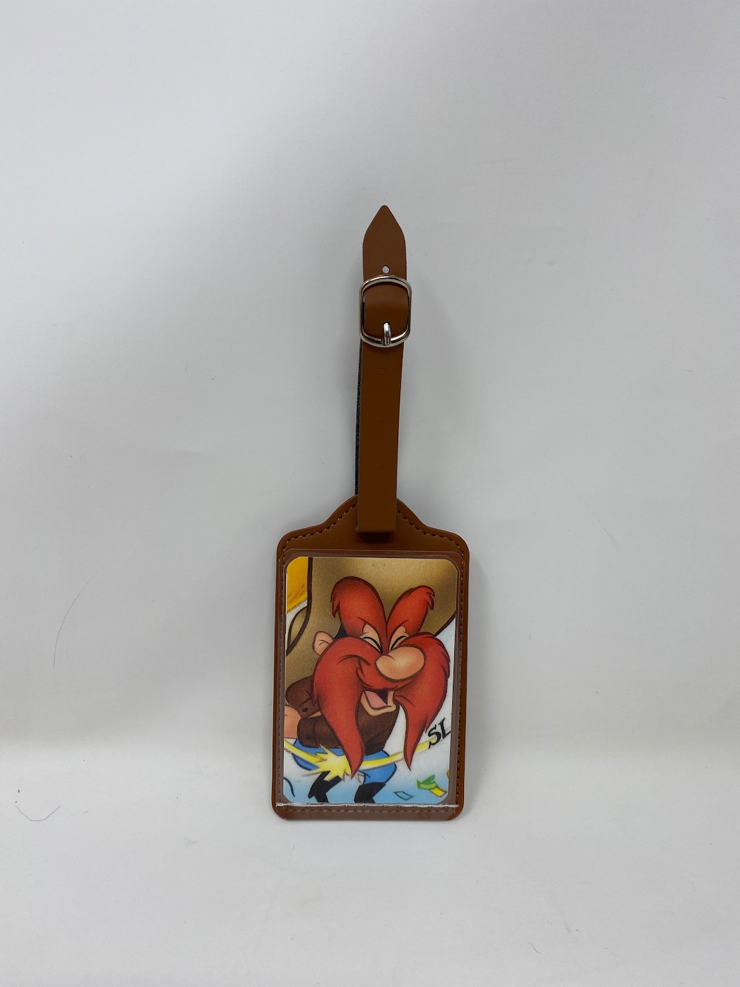 Looney Tunes Yosemite Sam an Artfullyaltered Handmade Luggage Tag - Etsy
