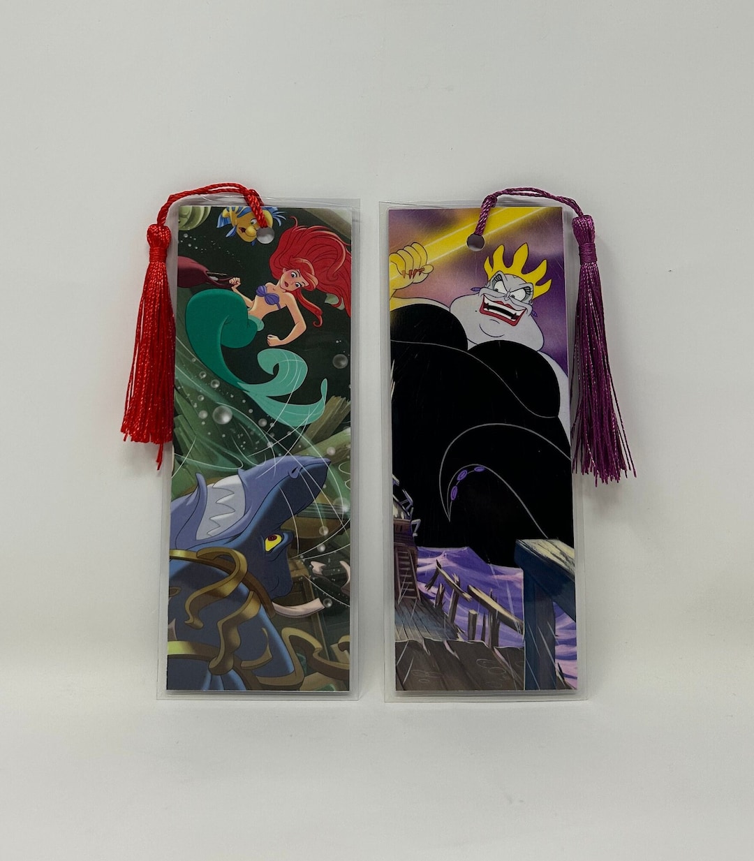 Disney: the Little Mermaid (2) Bookmarks • an Artfullyaltered Handmade ...