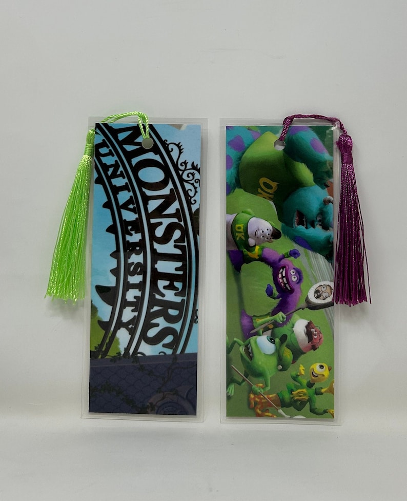 Disney: Monsters, Inc. 2 Bookmarks an Artfullyaltered Handmade Bookmark ...