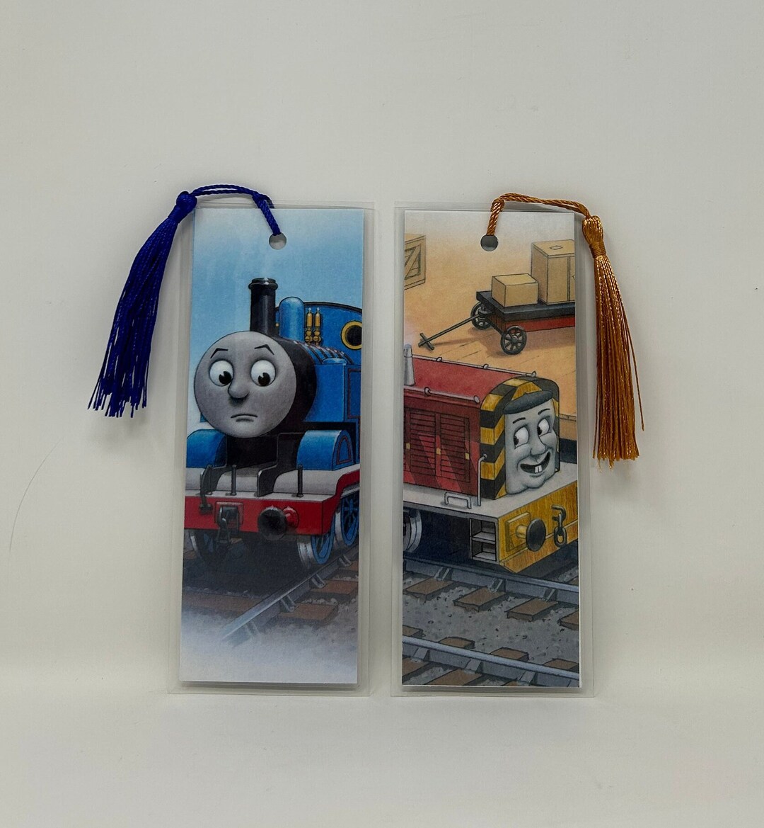 Thomas the Tank Engine 2 Upcycled Book Pages Bookmarks an - Etsy