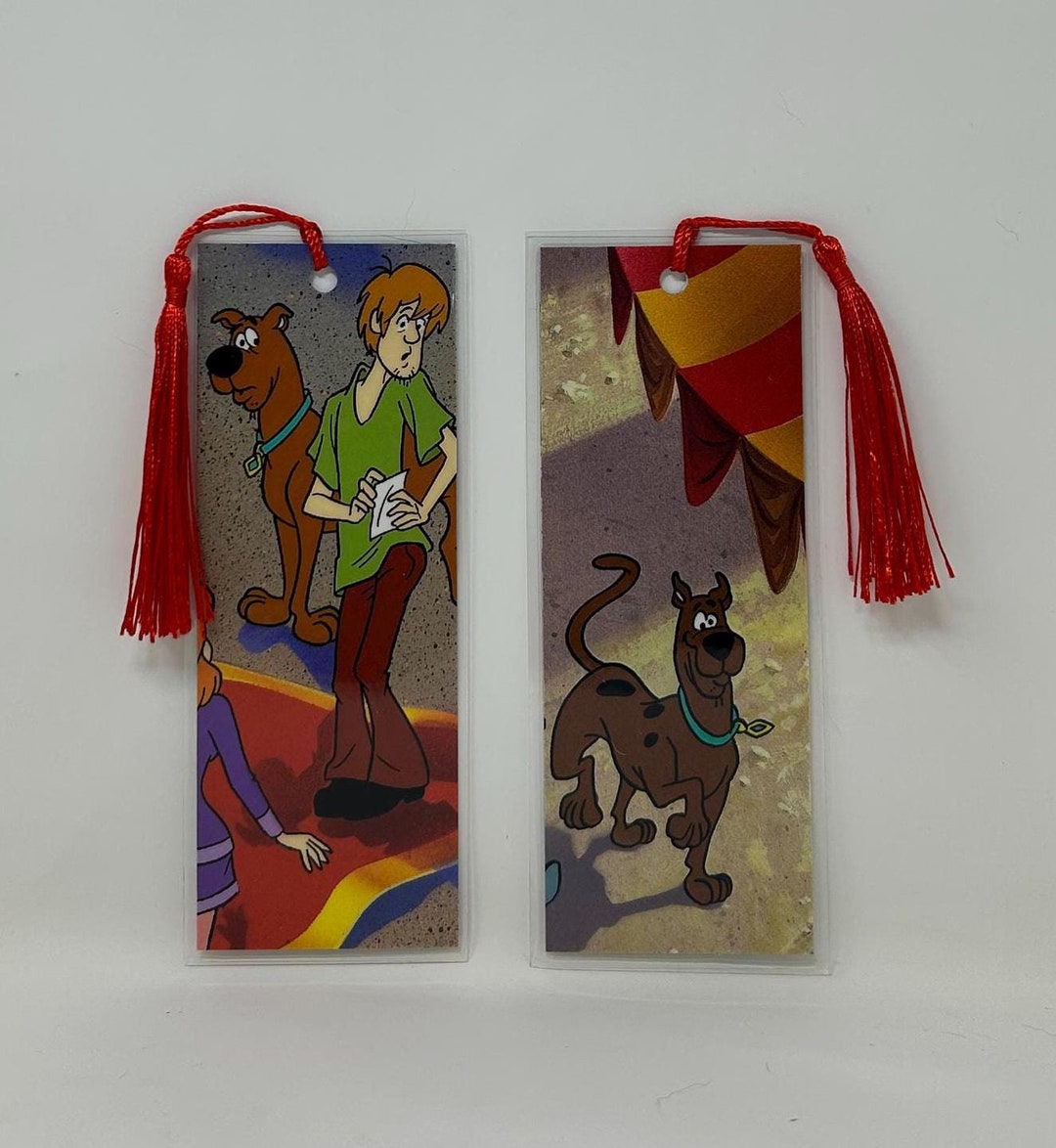Scooby-doo 2 Upcycled Bookmarks an Artfullyaltered Handmade Bookmark - Etsy
