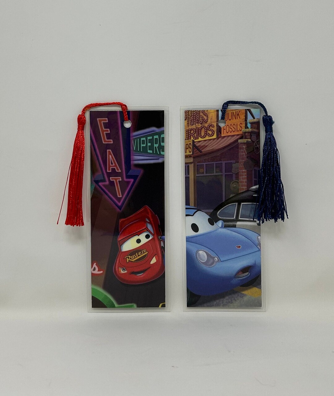 Disney: Cars 2 Bookmarks an Artfullyaltered Handmade Bookmark - Etsy