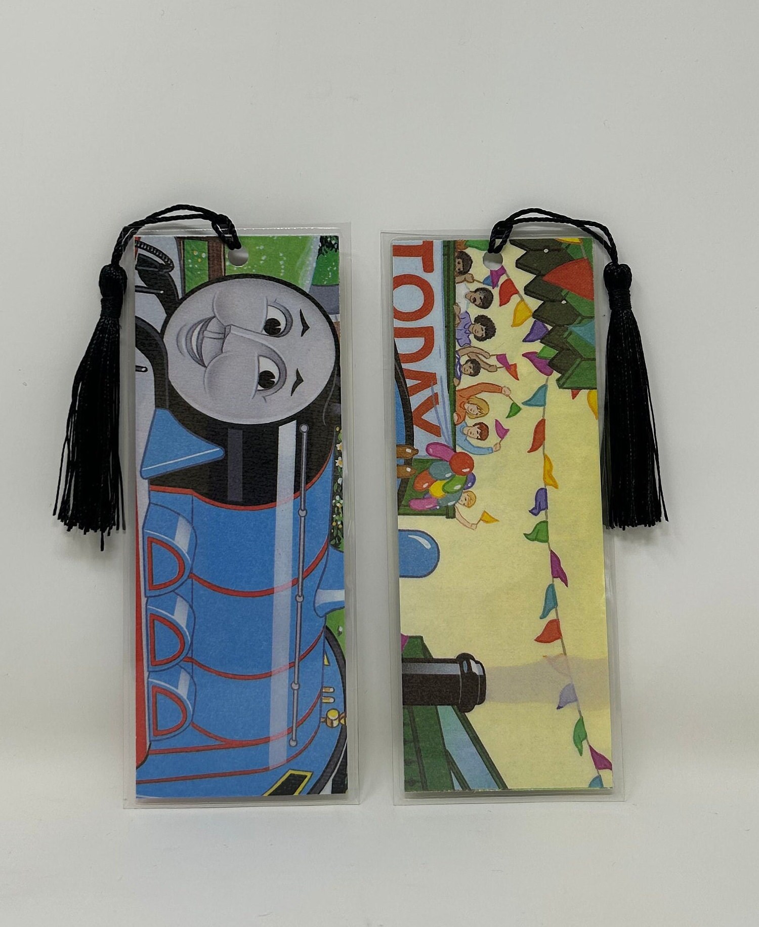 Thomas the Tank Engine 2 Upcycled Book Pages Bookmarks an - Etsy
