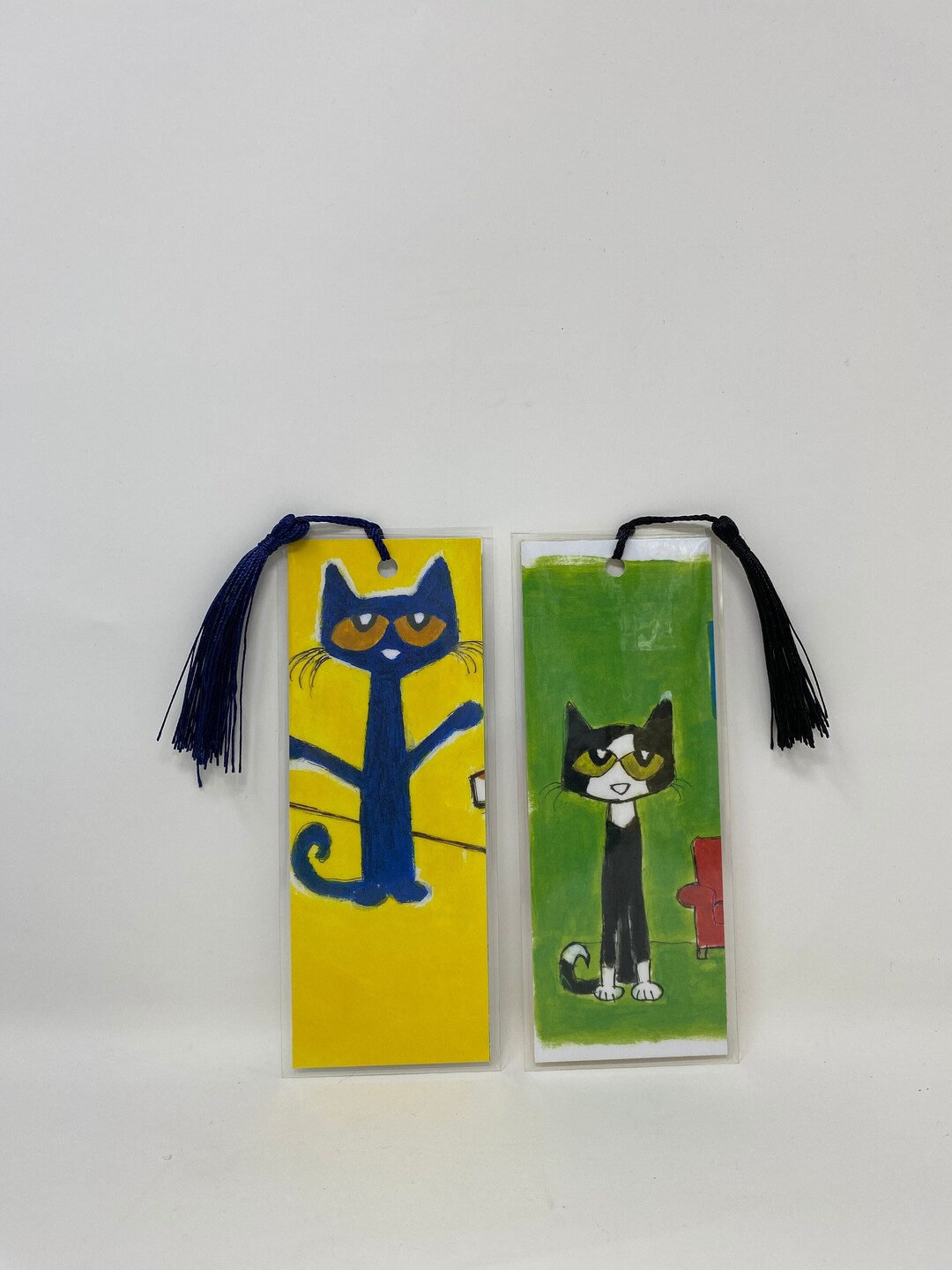 Pete the Cat 2 Upcycled Book Pages Bookmarks an Artfullyaltered ...