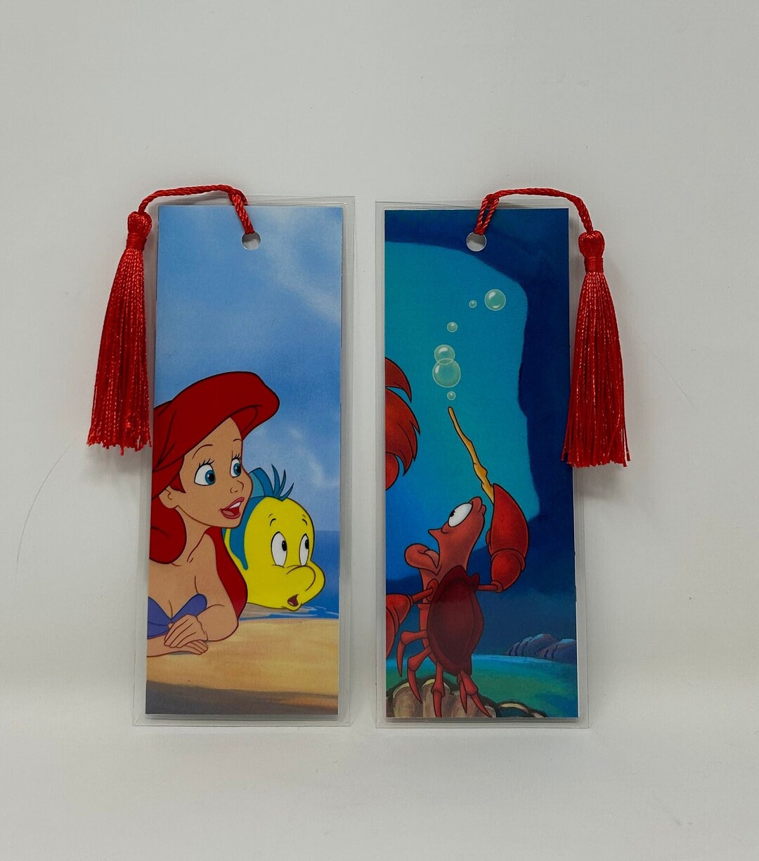 Disney: the Little Mermaid (2) Bookmarks • an Artfullyaltered Handmade ...
