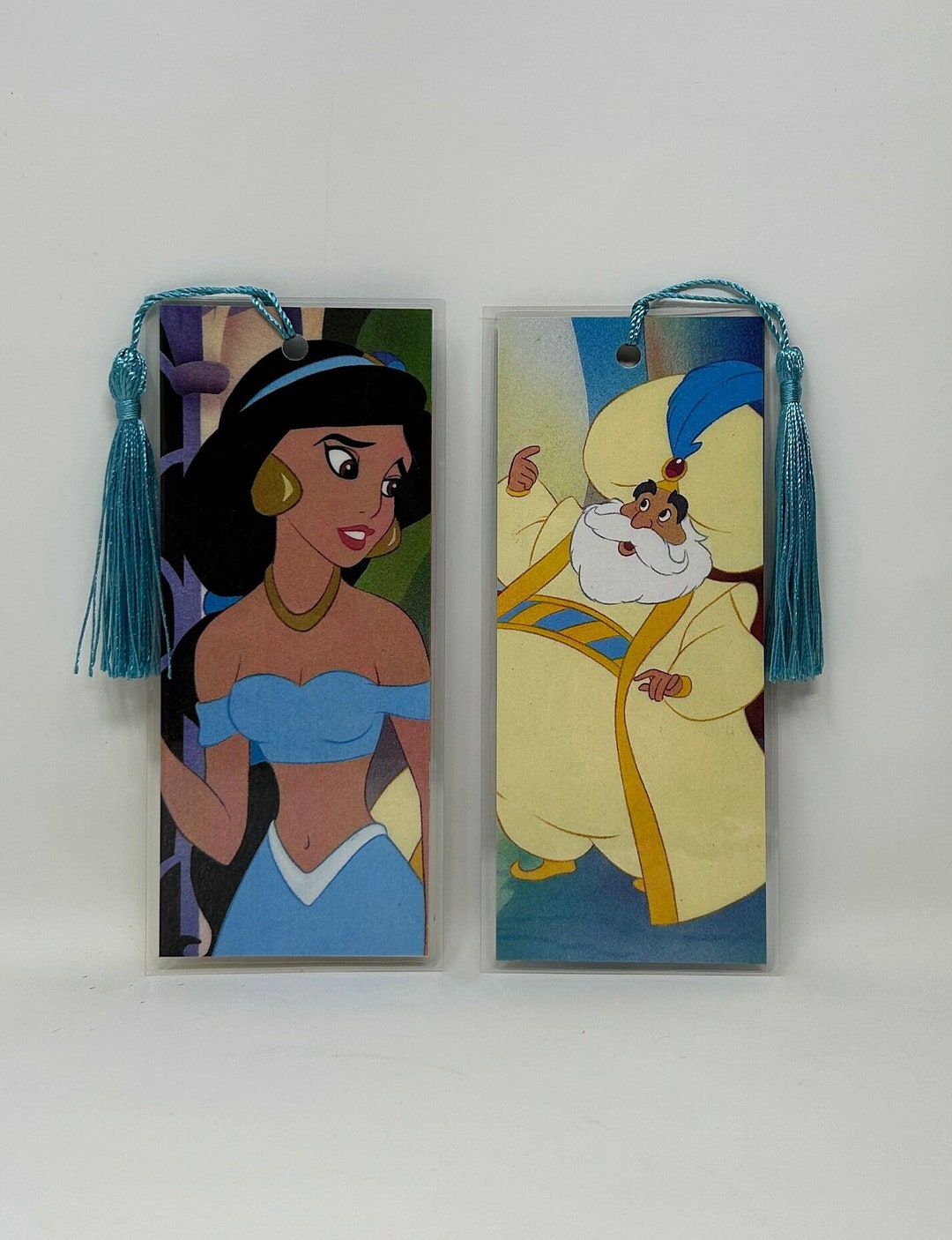 Disney: Aladdin (2) Bookmarks • an Artfullyaltered Handmade Bookmark - Etsy