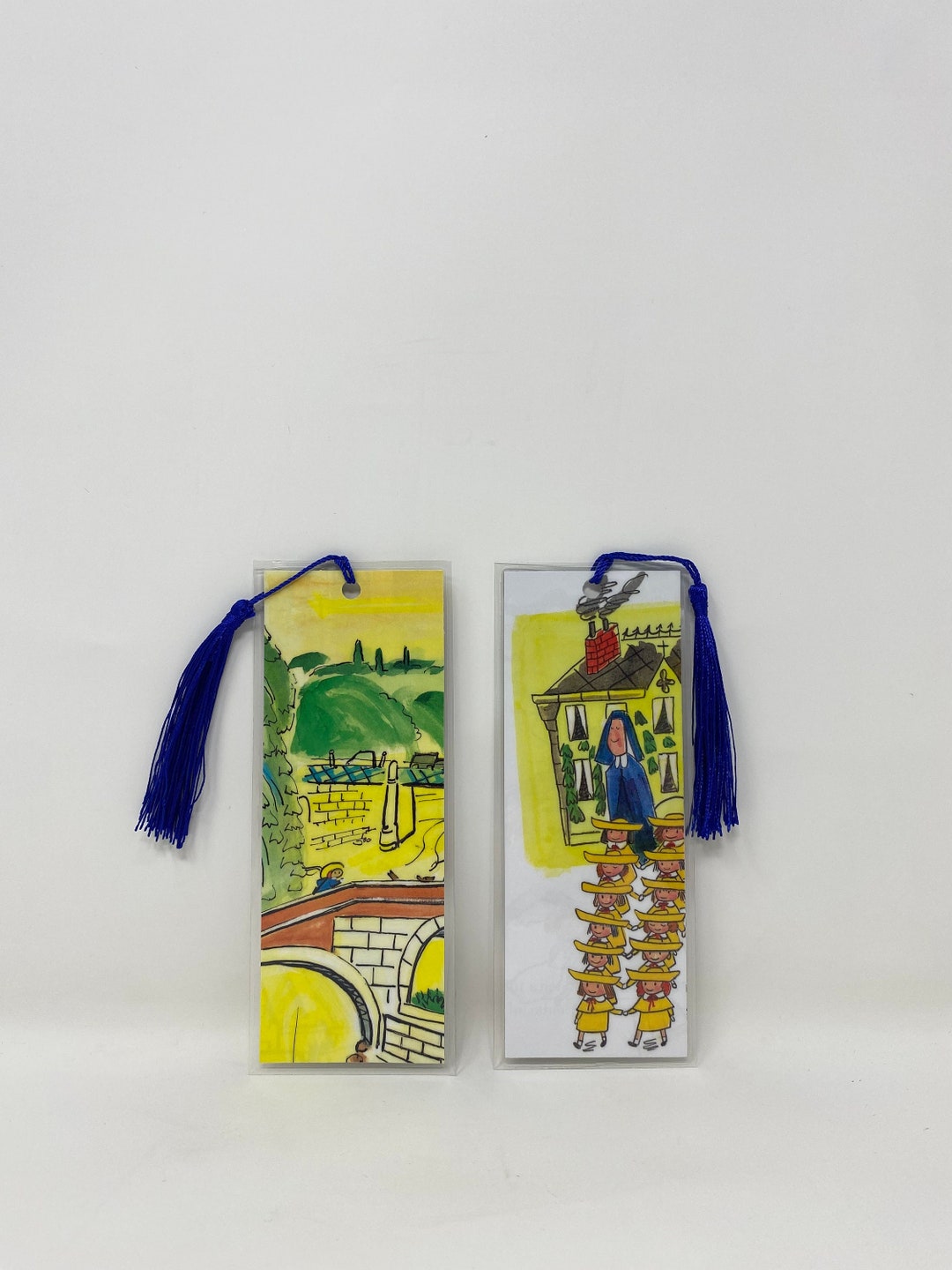 Madeline 2 Upcycled Book Pages Bookmarks an Artfullyaltered Handmade ...