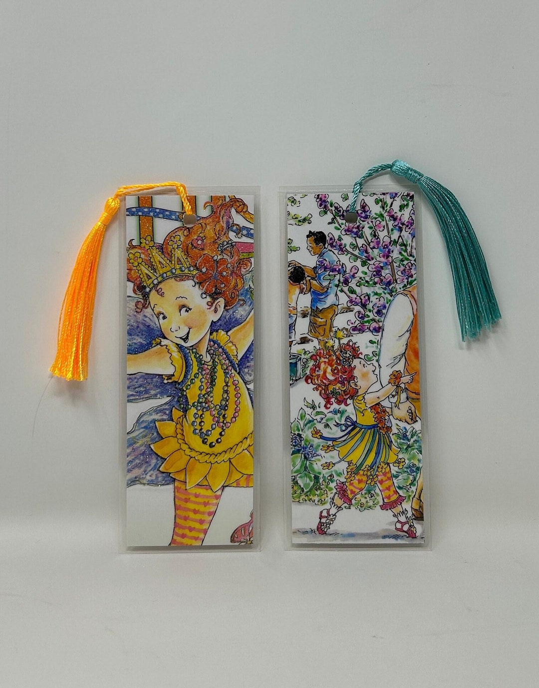 Fancy Nancy (2) Bookmarks • an Artfullyaltered Handmade Bookmark - Etsy