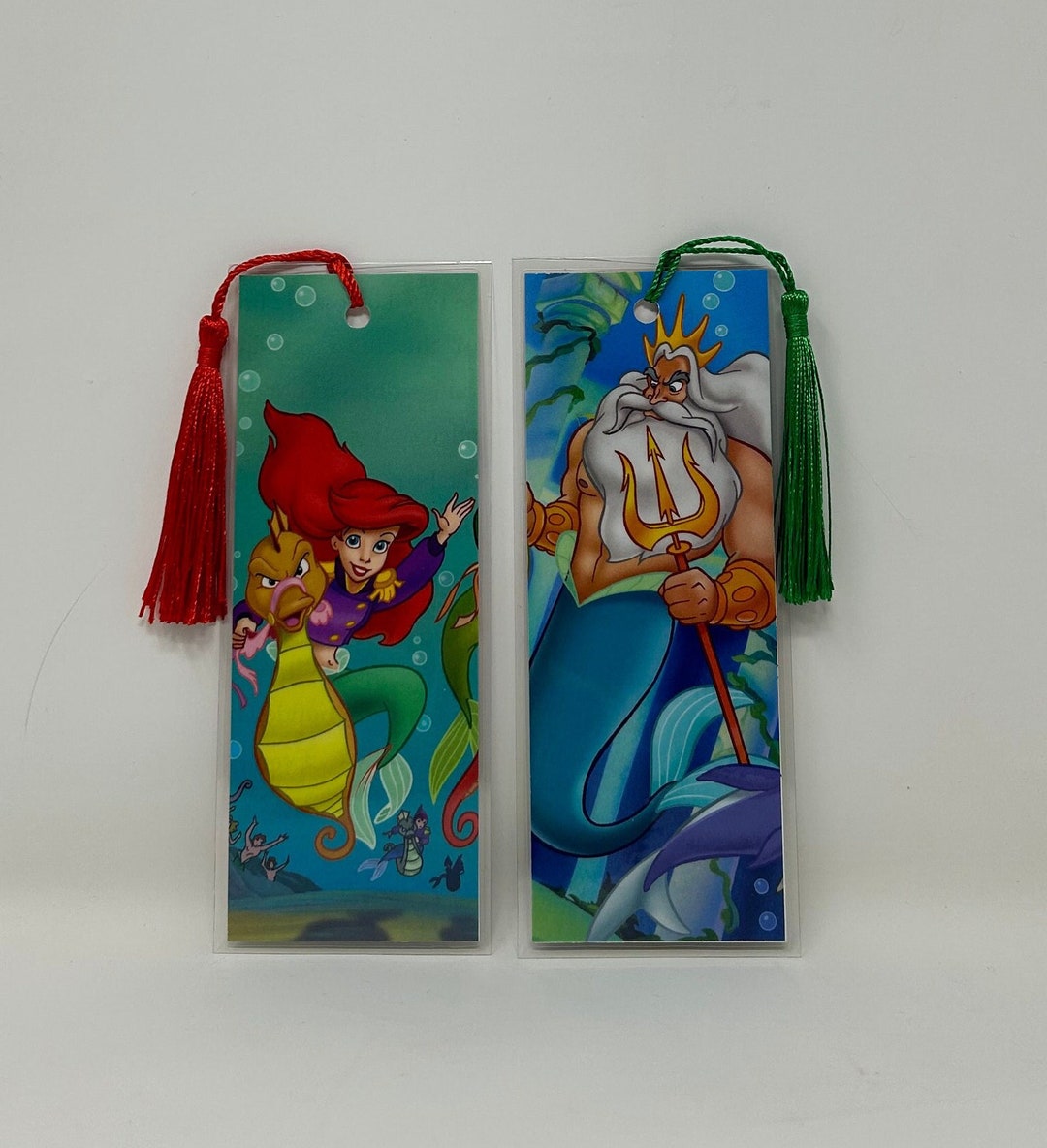 Disney: the Little Mermaid (2) Bookmarks • an Artfullyaltered Handmade ...