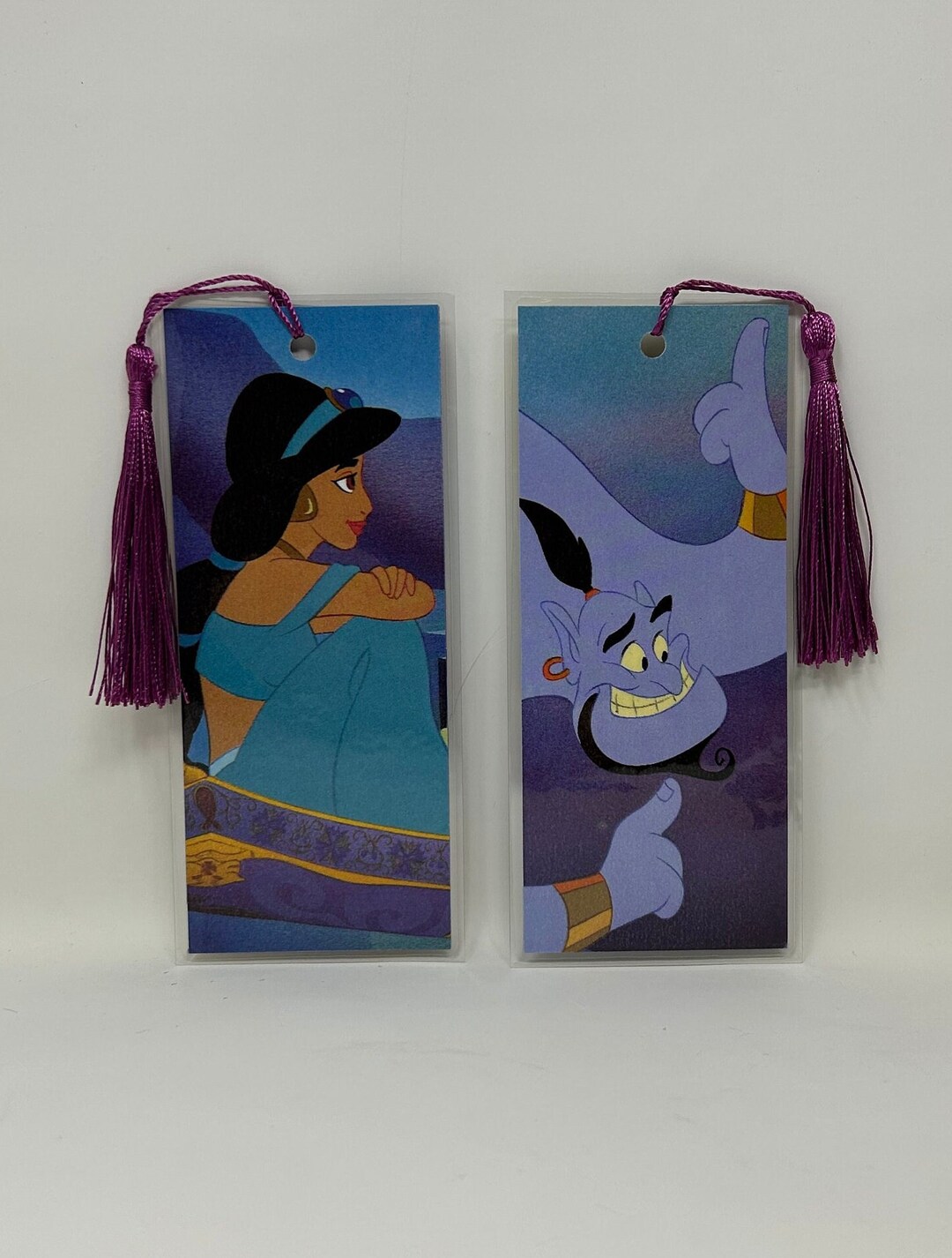 Disney: Aladdin 2 Bookmarks an Artfullyaltered Handmade Bookmark - Etsy