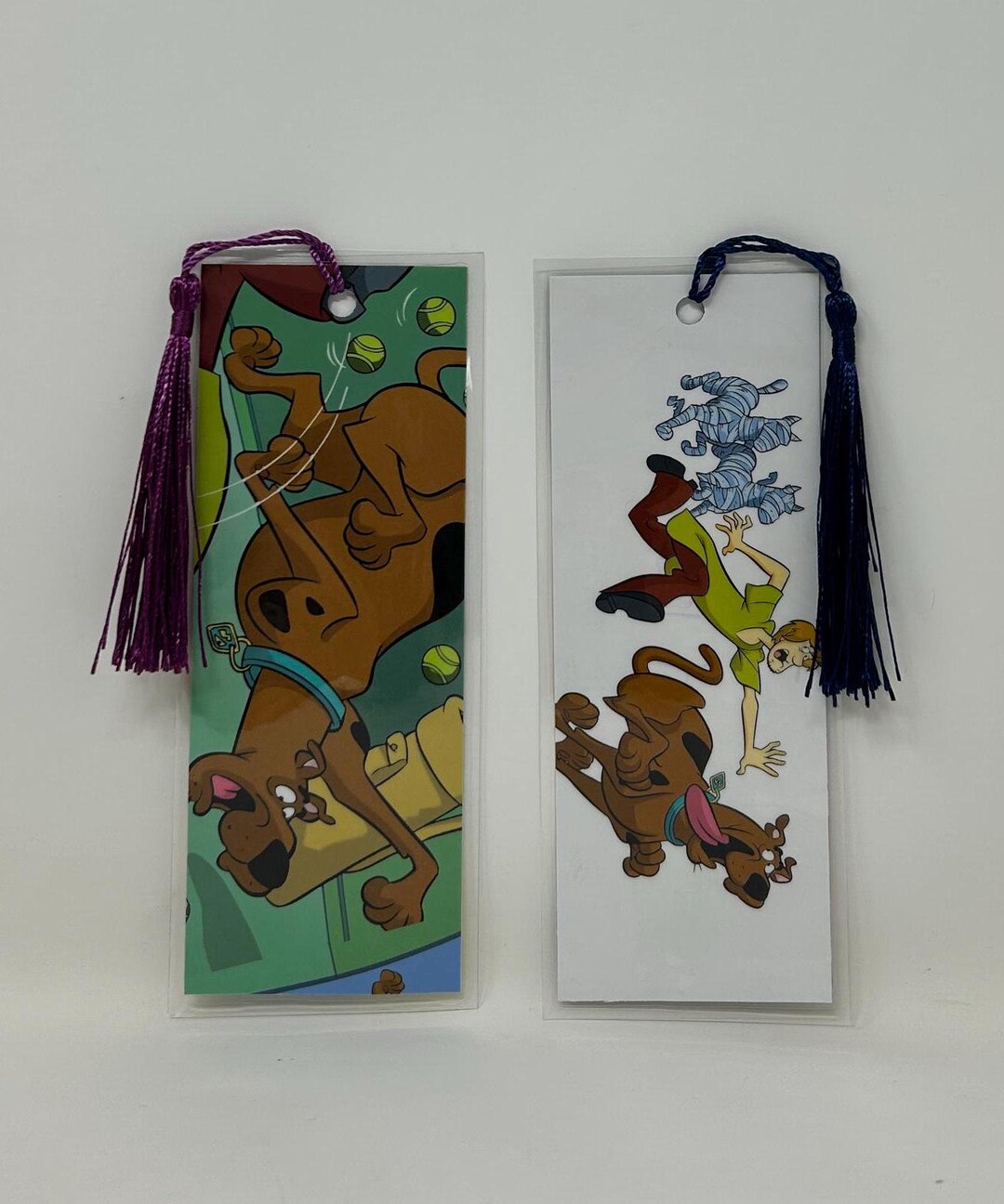 Scooby-doo 2 Upcycled Bookmarks an Artfullyaltered Handmade Bookmark - Etsy