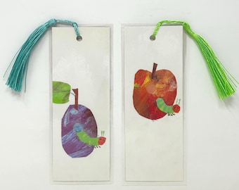Eric Carle: the Very Hungry Caterpillar (2) Upcycled Book Pages ...