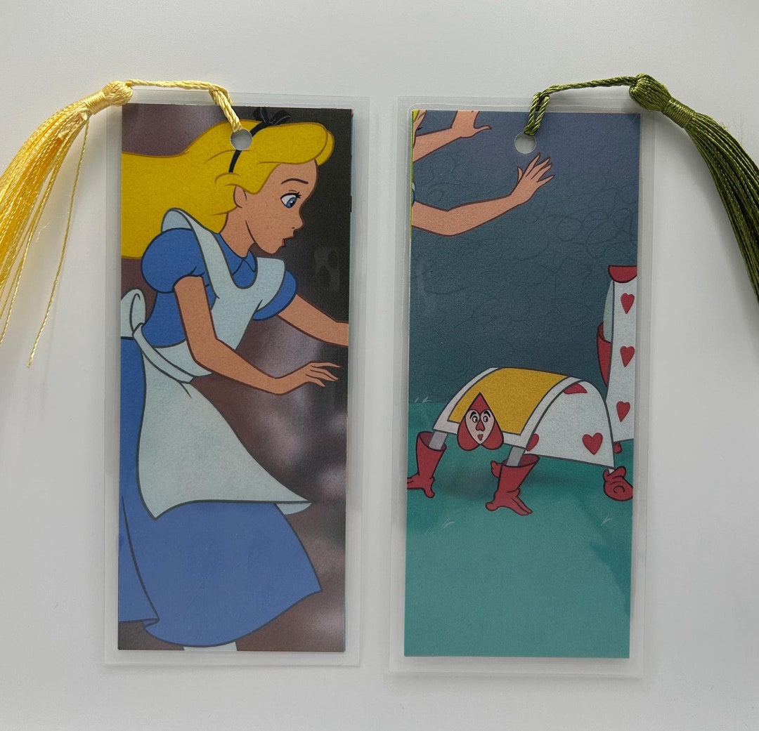 Alice in Wonderland (2) Bookmarks • an Artfullyaltered Handmade ...