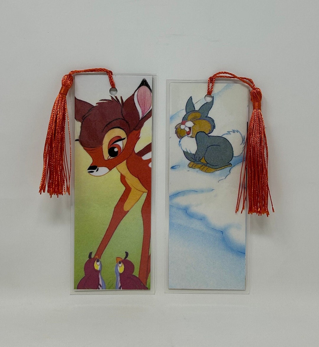 Bambi 2 Upcycled Book Pages Bookmarks an Artfullyaltered Handmade ...