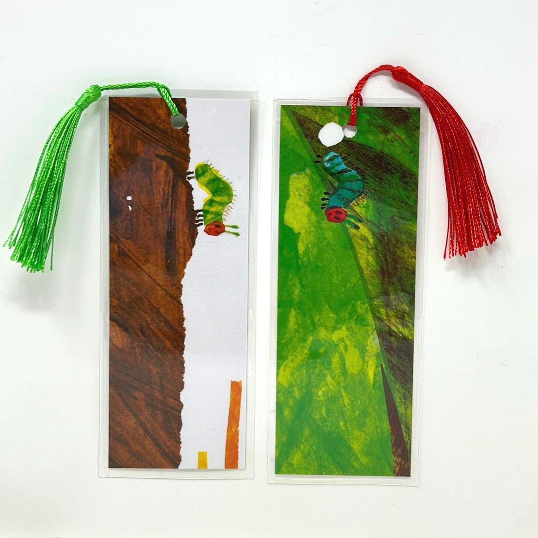 Eric Carle: the Very Hungry Caterpillar (2) Upcycled Book Pages ...