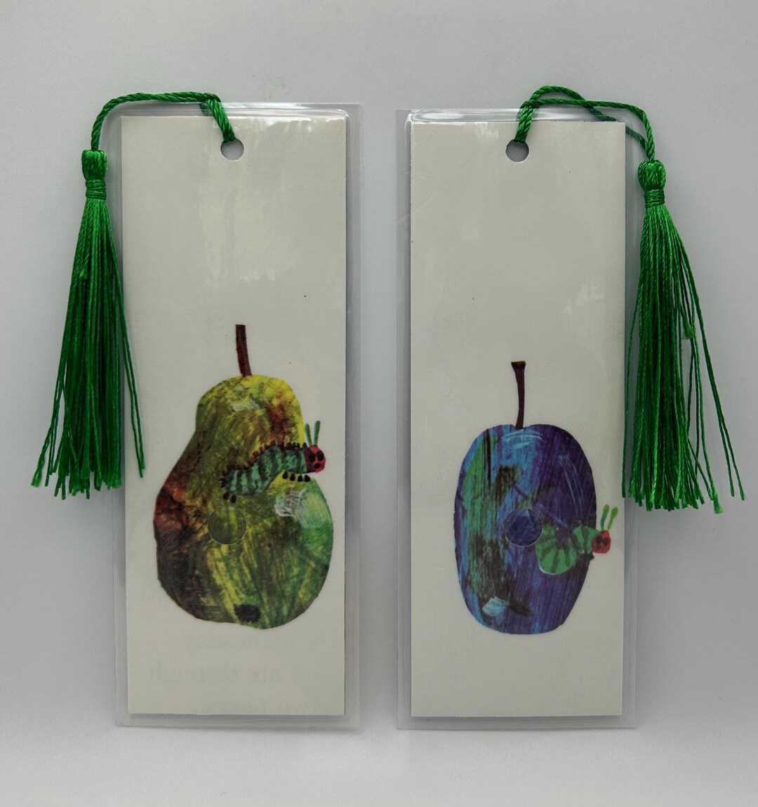 Eric Carle: the Very Hungry Caterpillar (2) Upcycled Book Pages ...