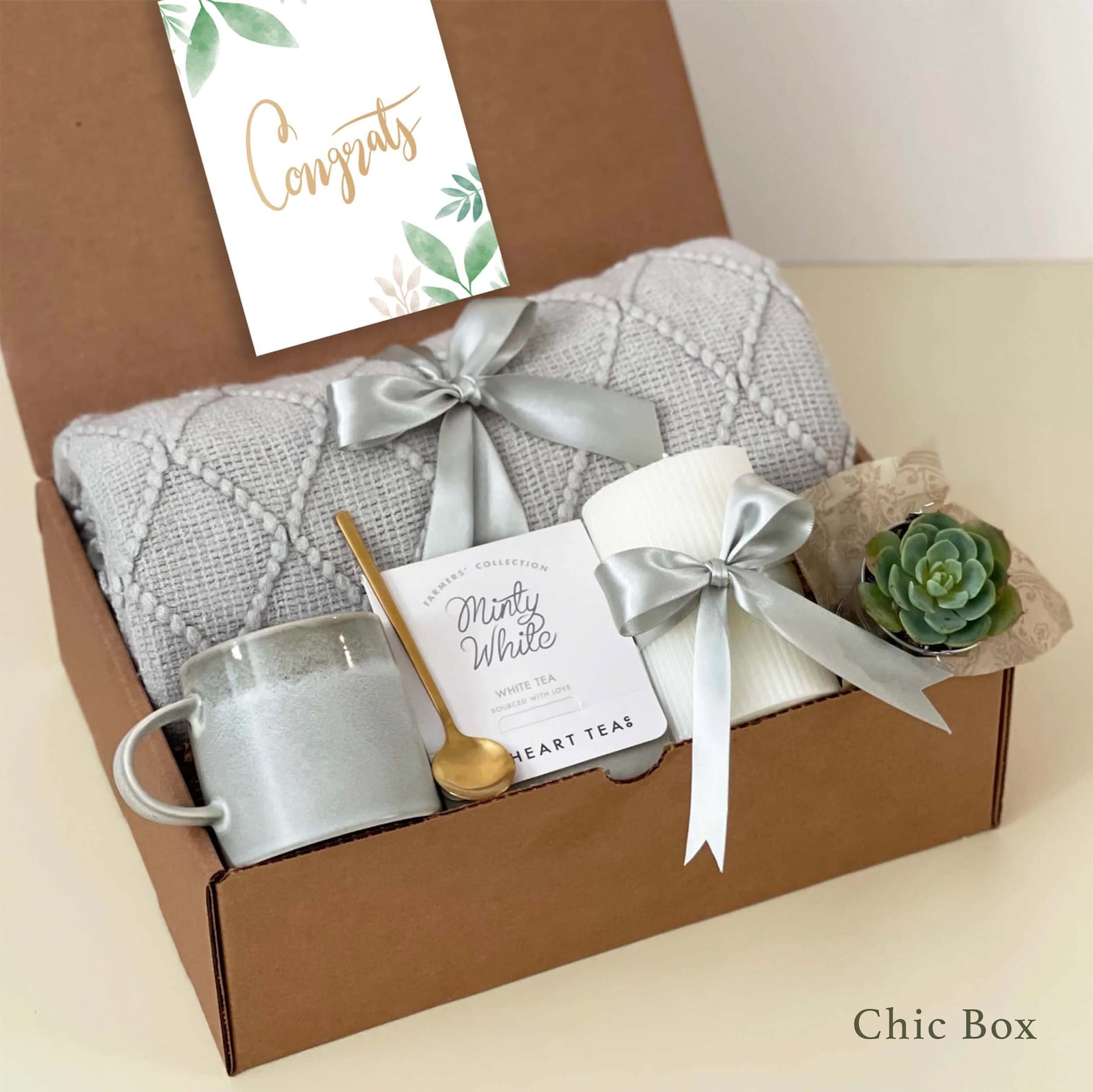 Congratulations Gift Box for Women | Congrats Gift Basket With Blanket ...