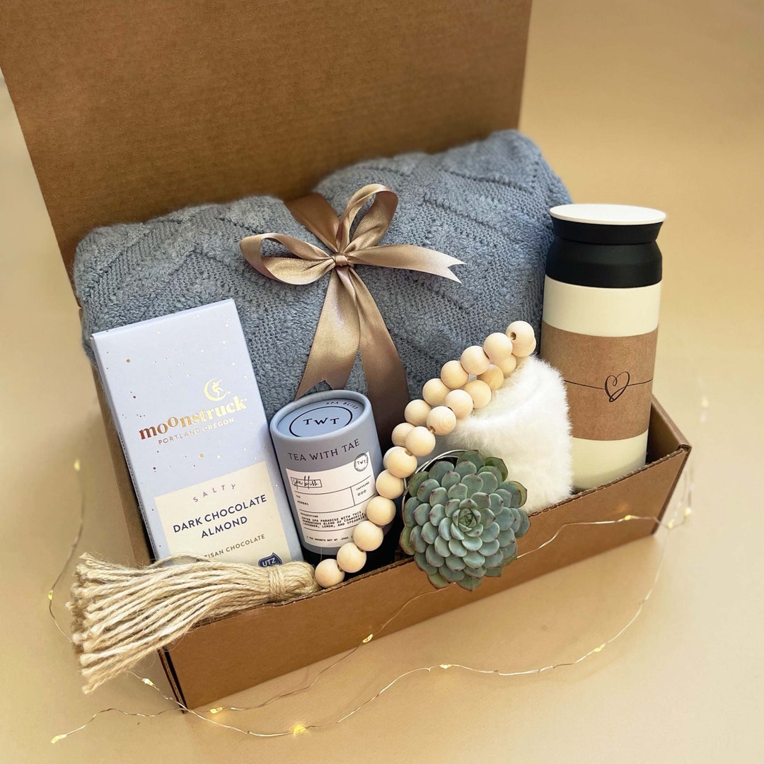 Extra Special Gift Box for Women Cozy Gift Basket With Blanket, Socks ...