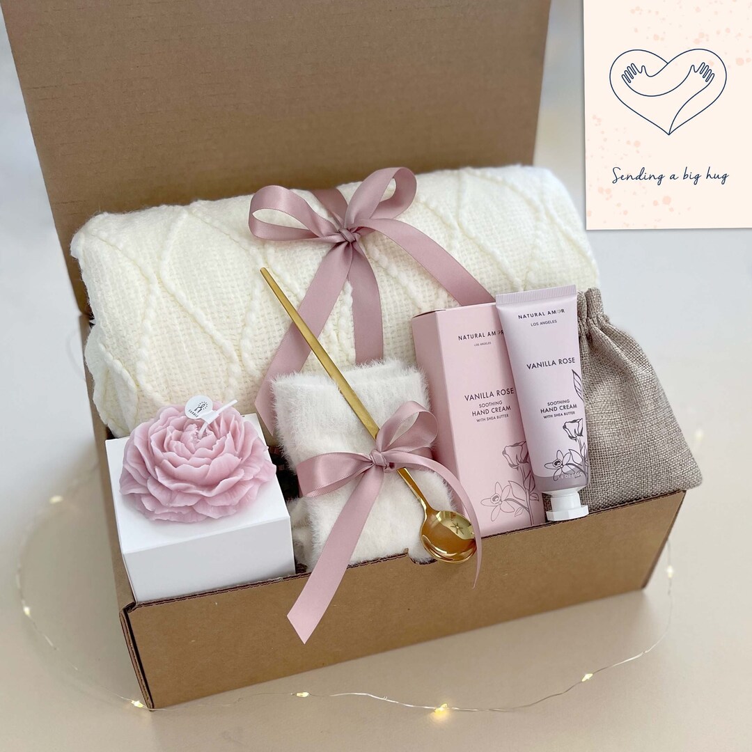 Sending Love & Hugs Gift Box for Women | Thinking of You Care Package ...