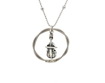 Cello Necklace,initial Necklace, Tiny Violin Necklace, Musical Jewelry ...