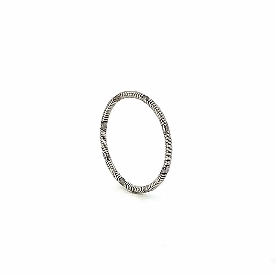 Guitar String Stacking Ring Electric Silver - Etsy