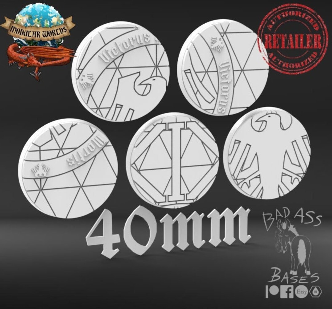 40mm Goth Black Birds Bases - Etsy