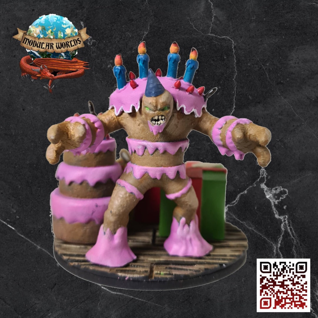 Cake Golem & Cake - Etsy