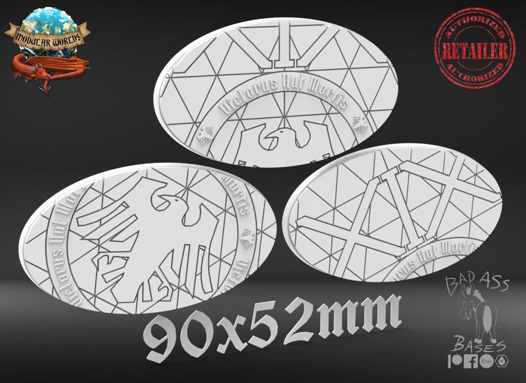 90 X 52mm Goth Black Birds Bases - Etsy