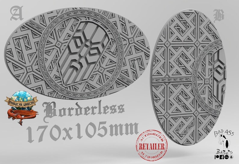 170 X 105mm Dwarven Throne Room Bases - Etsy