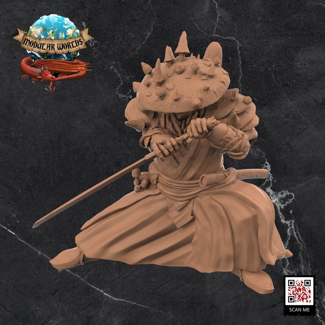 Myconid Samurai - Etsy UK