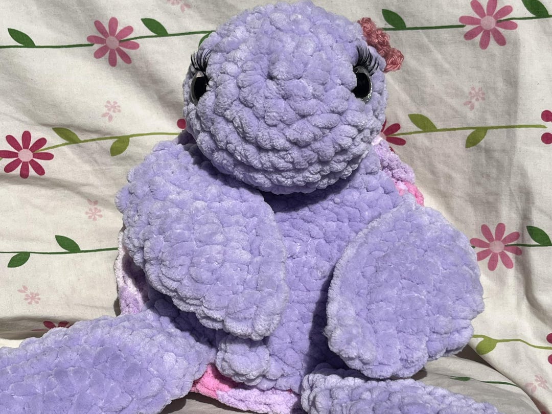 Jumbo Crochet Comfort Sea Turtle Handmade - Etsy