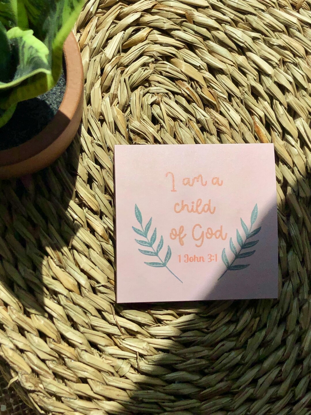 Child of God Sticky Notes, Cute Sticky Notes, Gifts for Her, Christian ...