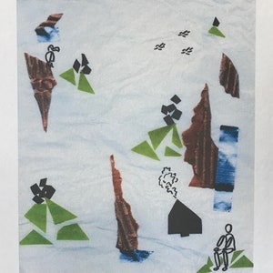 Thought Patterns Collage Print - Etsy