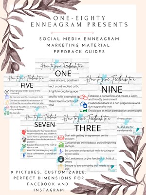 Enneagram Planner Enneagram Type Worksheets Enneagram Journal Prompts ...