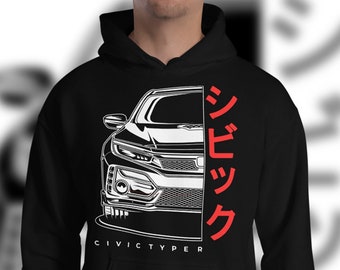 Honda Civic Type R Hoodie - Etsy