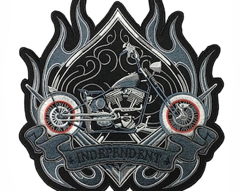 Motorcycle Back Patch - Etsy
